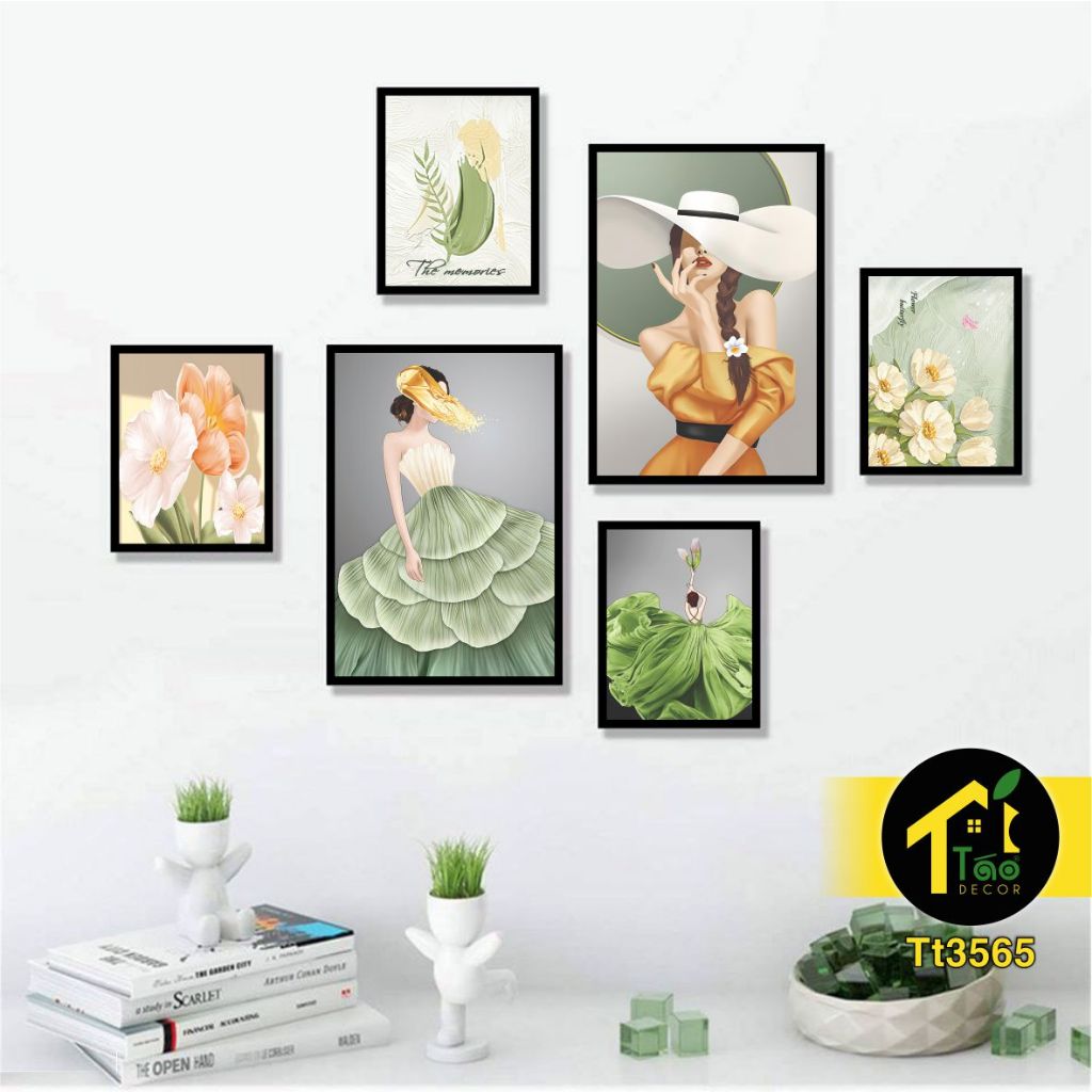 50 Set tranh treo tường cute, tranh dán tường hiện đại trang trí phòng ...