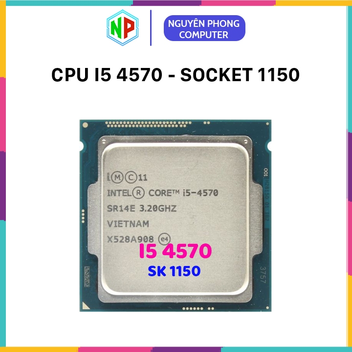 Bộ Xử Lý CPU Intel Core i5 4570 (3.60GHz, 6M, 4 Cores 4 Threads ...