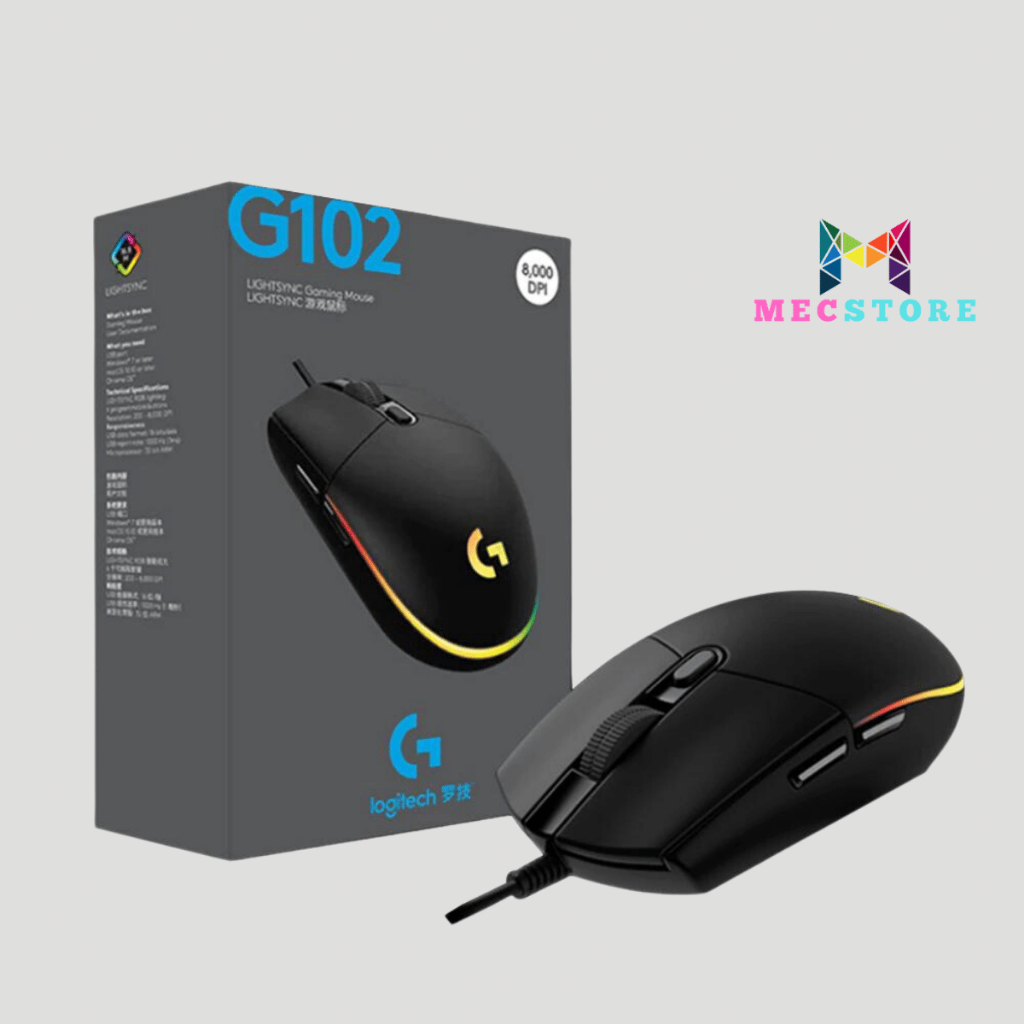 Chuột có dây máy tính LOGITECH G102 văn phòng gaming độ chính xác cao 8000 DPI | Shopee Việt Nam