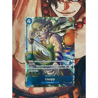 One Piece Card Game Usopp (Alternate Art) - Pillars of Strength (OP03 ...
