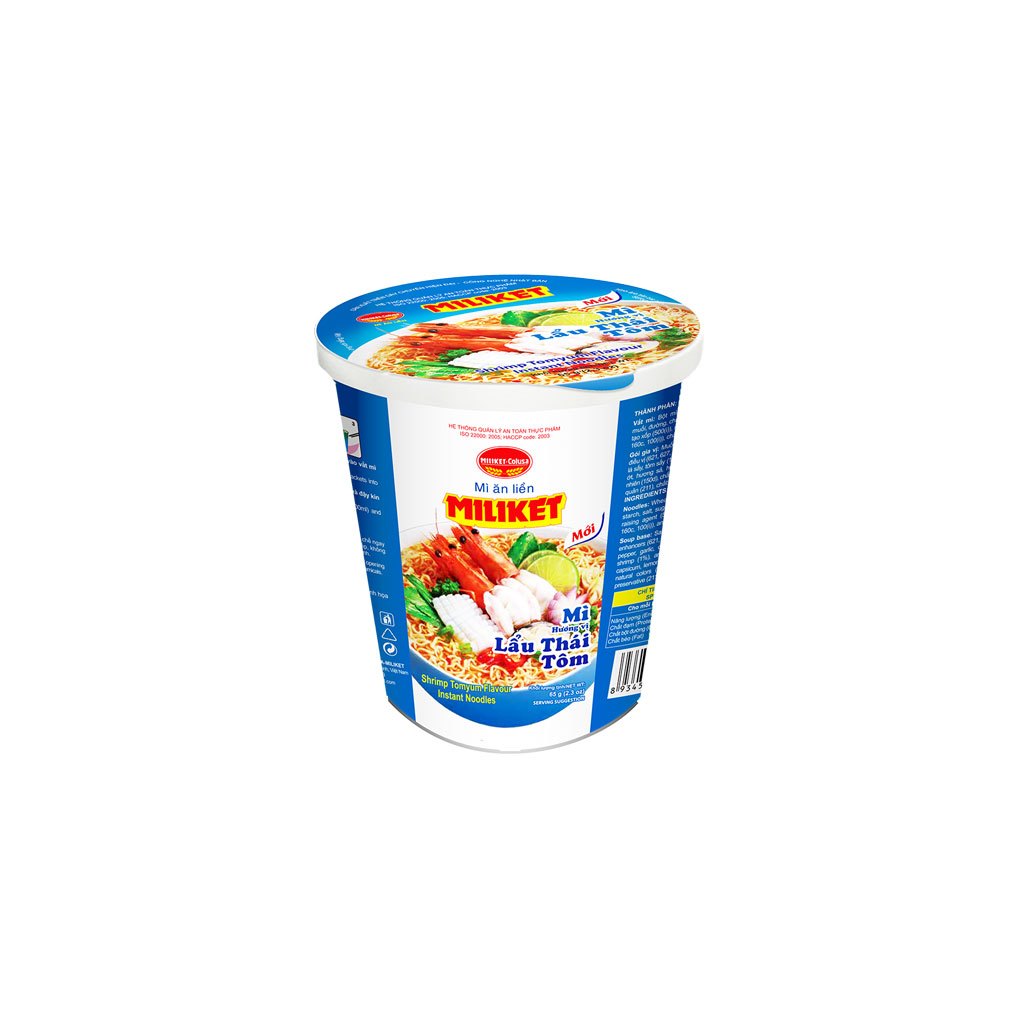 Thùng 24 ly mì Miliket vị lẩu thái 65g | Shopee Việt Nam
