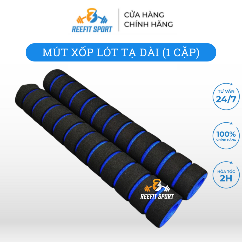 Bộ 2 Mút xốp dài Reefit Sport dùng lót tạ | Shopee Việt Nam