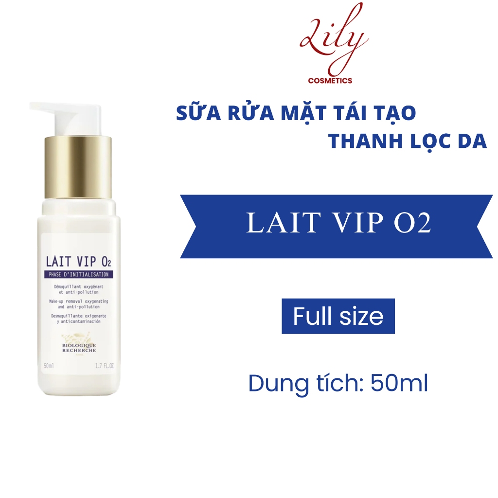 [Công ty | SRM Lait Vip O2] Sữa Rửa Mặt Tái Tạo Và Thanh Lọc Da ...