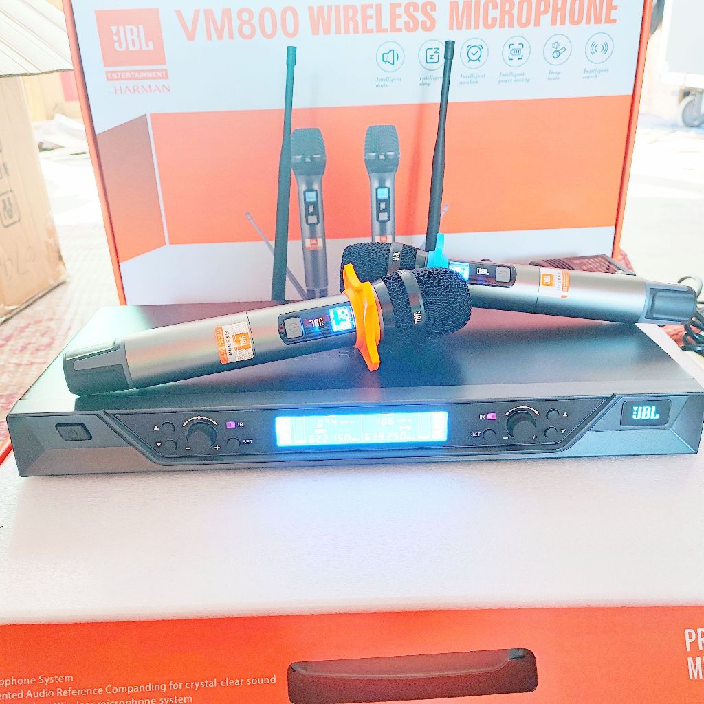 Micro không dây JBL VM 800 VM800 nhập khẩu tự ngắt loại 1 | Shopee Việt Nam