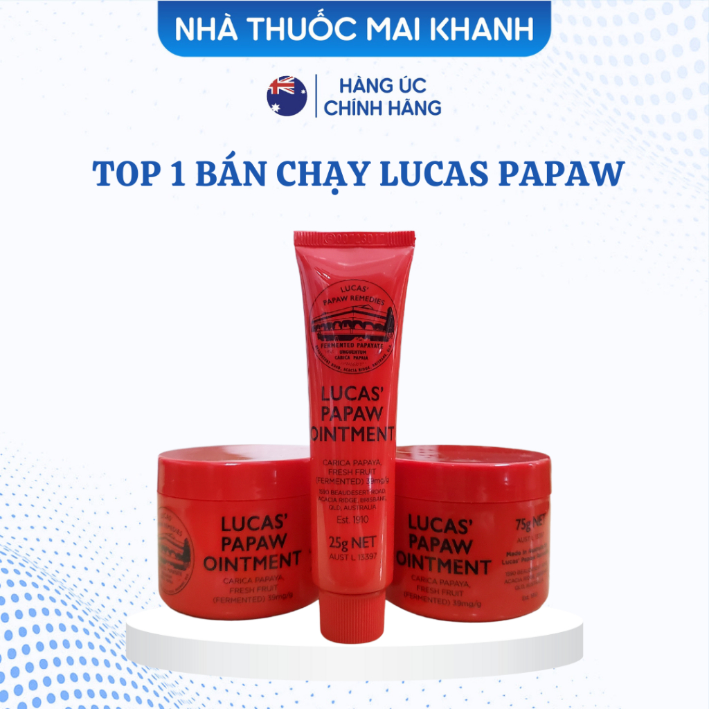 🔥 son dưỡng lucas papaw dưỡng son dưỡng paw paw ointment 25g son dưỡng ...