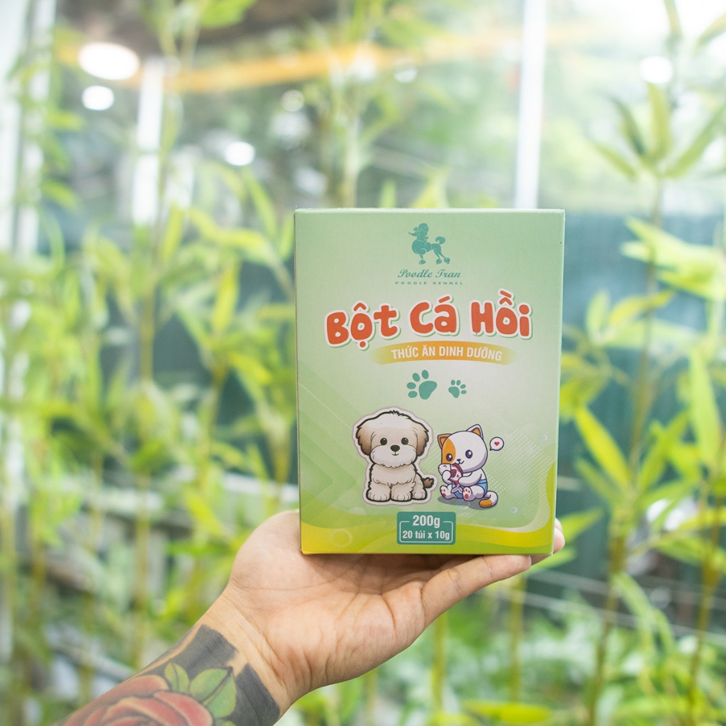 ComBo Song Đao Bão Táp (1hộp Pate khô 200g+1hộp Bột Thịt Cá Hồi 200g ...