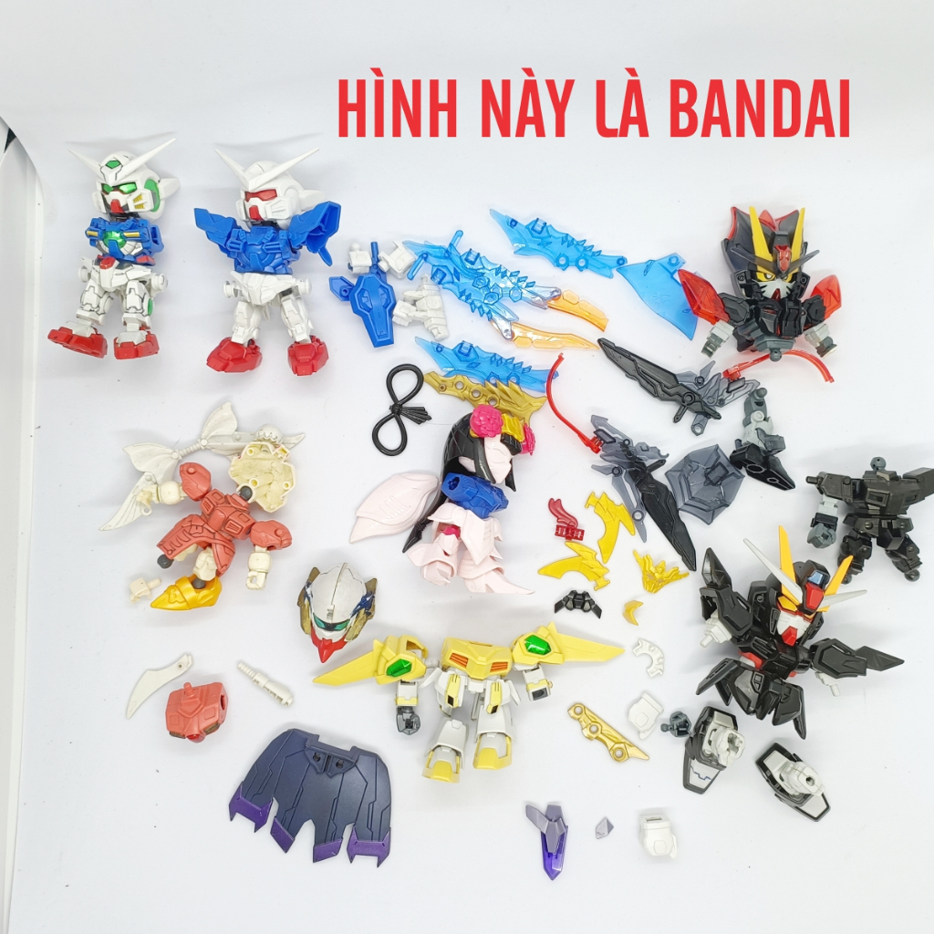 Xác mô hình SD Gundam có cả Bandai và fake (toàn bộ 3 hình) | Shopee ...