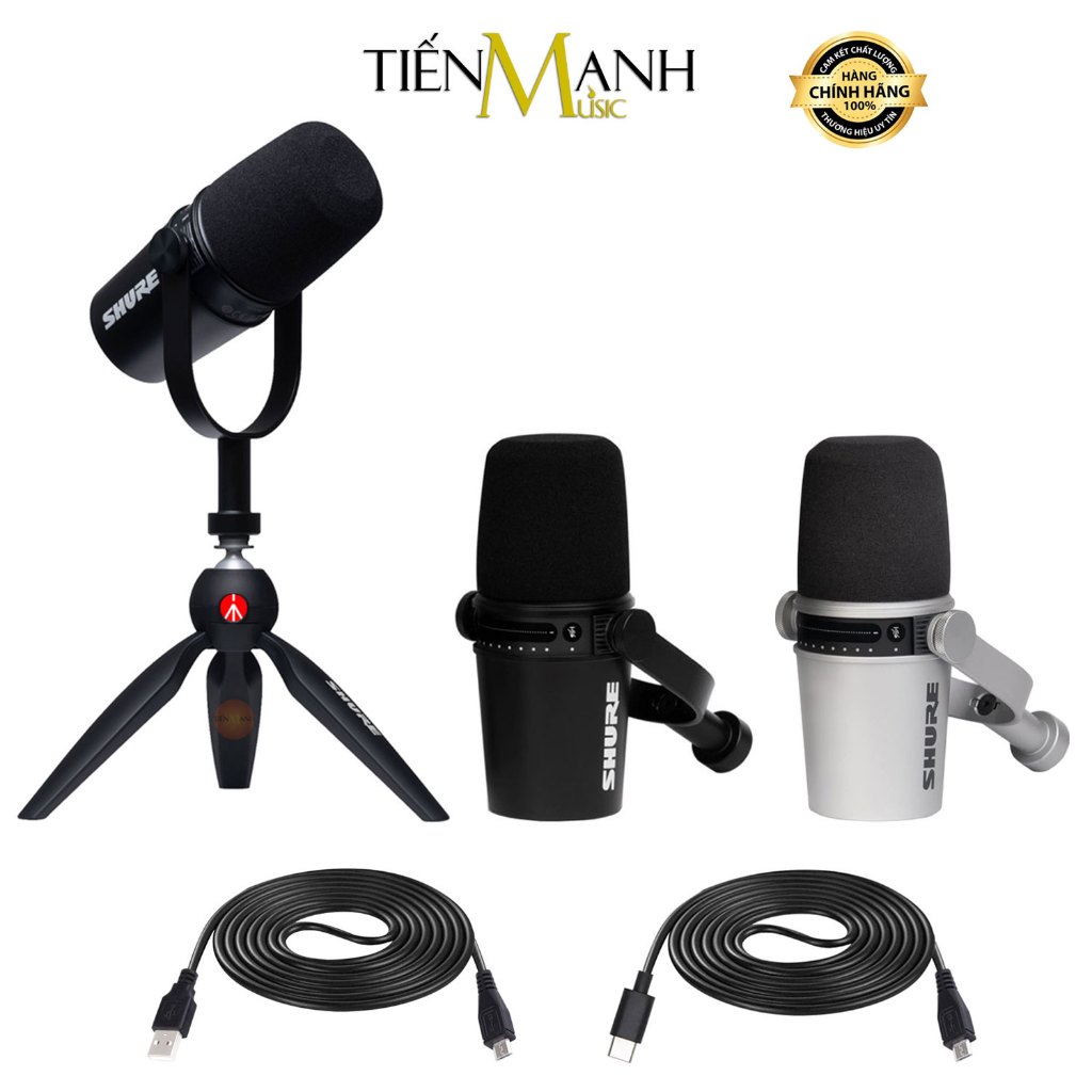 [Chính Hãng] Micro Shure MV7K, MV7S, MV7W, MV7K-BNDL, MV7X - Cổng USB ...
