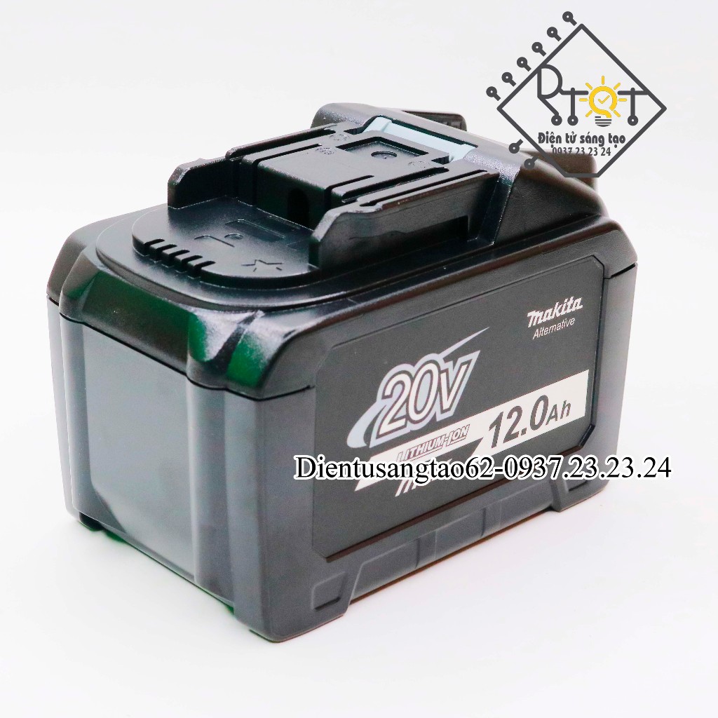 [ 424-3P-21700 DC ] Vỏ mạch thay thế pin Makita 20 12Ah lắp 15 cell 21700, kèm kẽm [ DTST62 ...