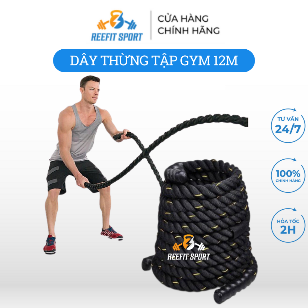 Dây Thừng thể lực tập gym 12 mét và 9m Reefit RF-77612 | Shopee Việt Nam