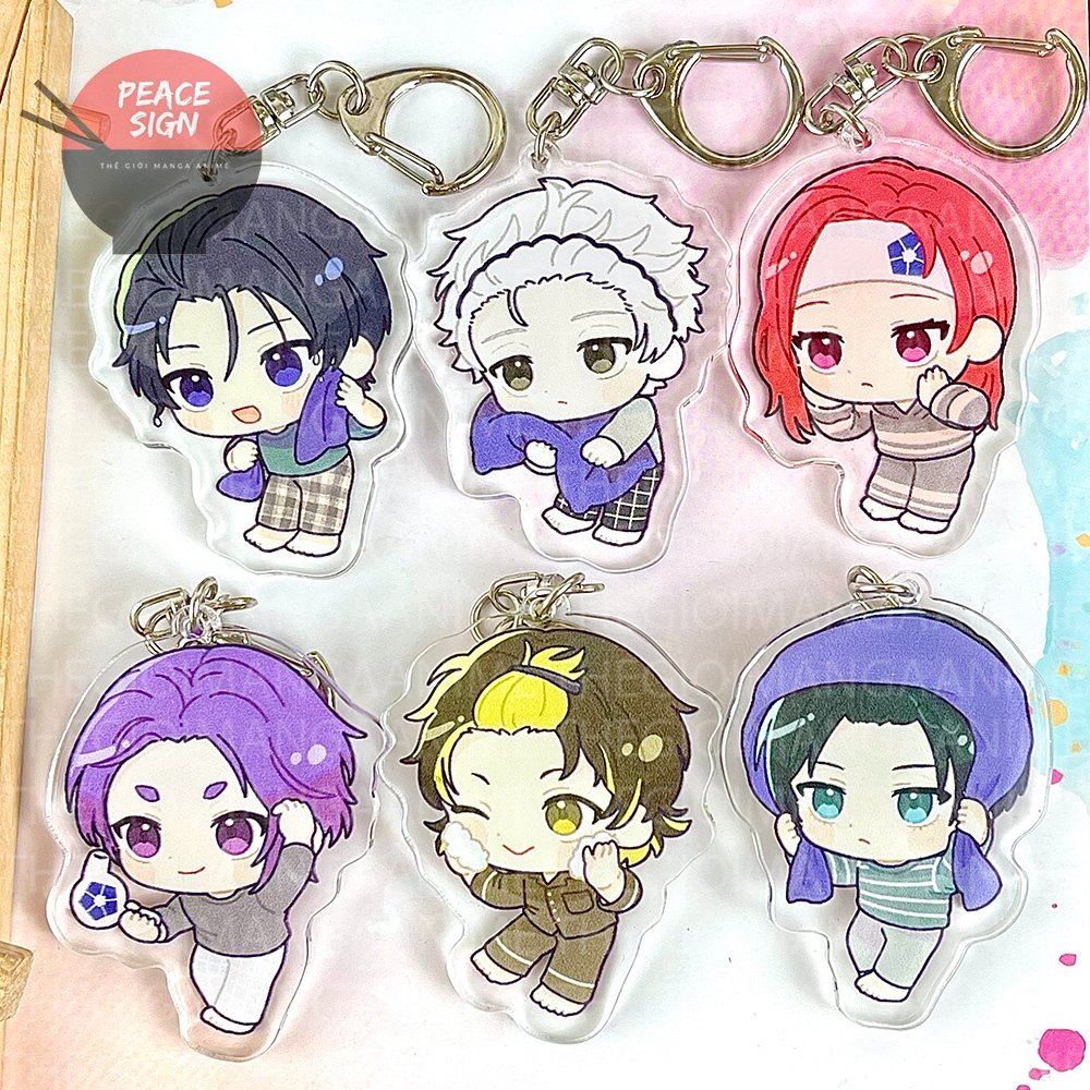 Móc khóa BLUE LOCK ver SKINCARE in hình anime chibi Mica trong acrylic ...