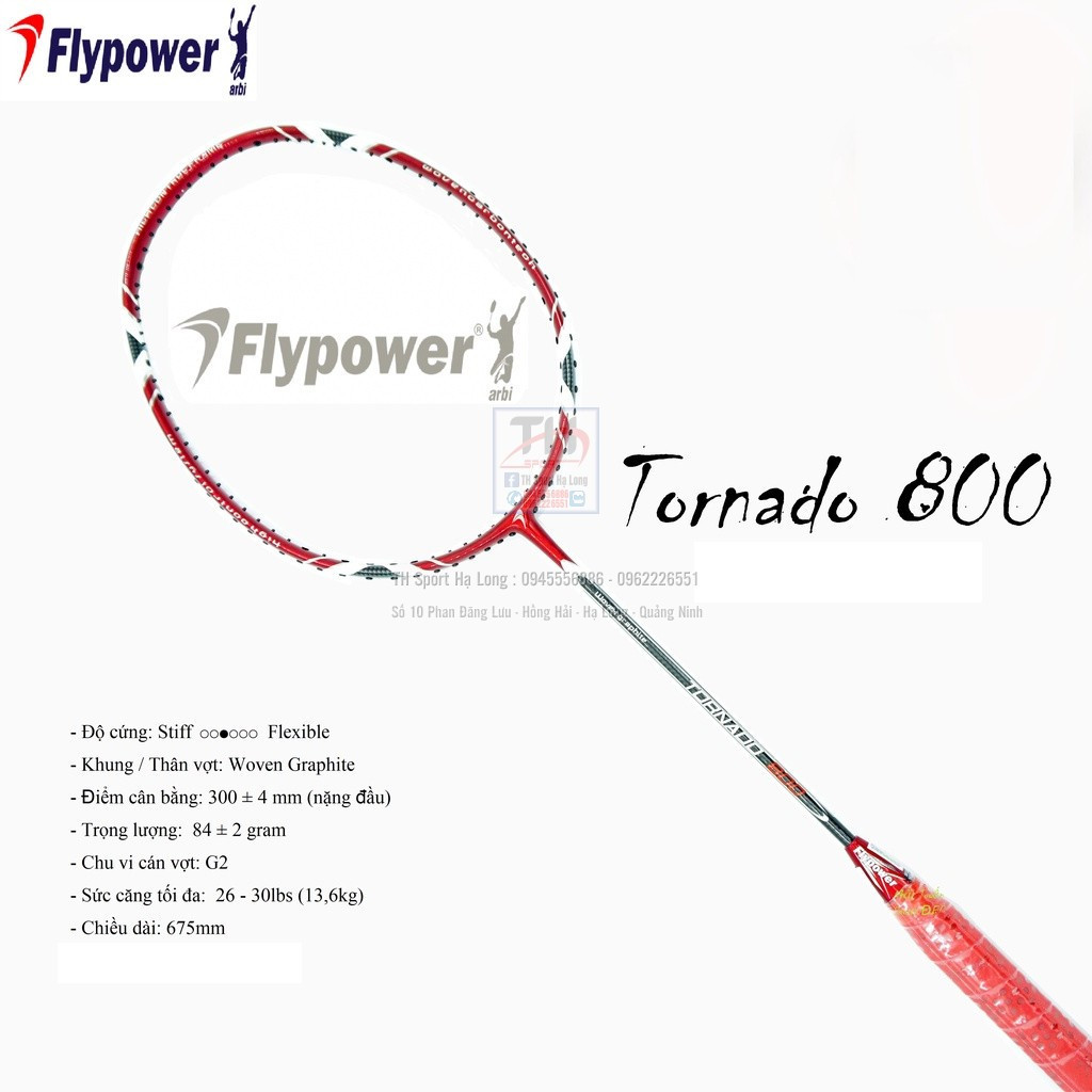 [Chính hãng]Vợt cầu lông FlyPower TORNADO 800, Balakosa, Abhinaya ...