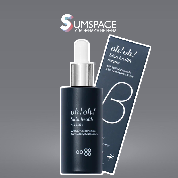 Serum oh!oh! Skin Health 20% Niacinamide & 2% Acetyl Glucosamine Hỗ Trợ ...