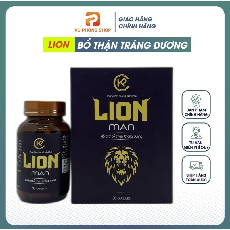 Lion Man tăng cường sinh lý nam bổ thận tráng dương kéo dài quan hệ nam ...