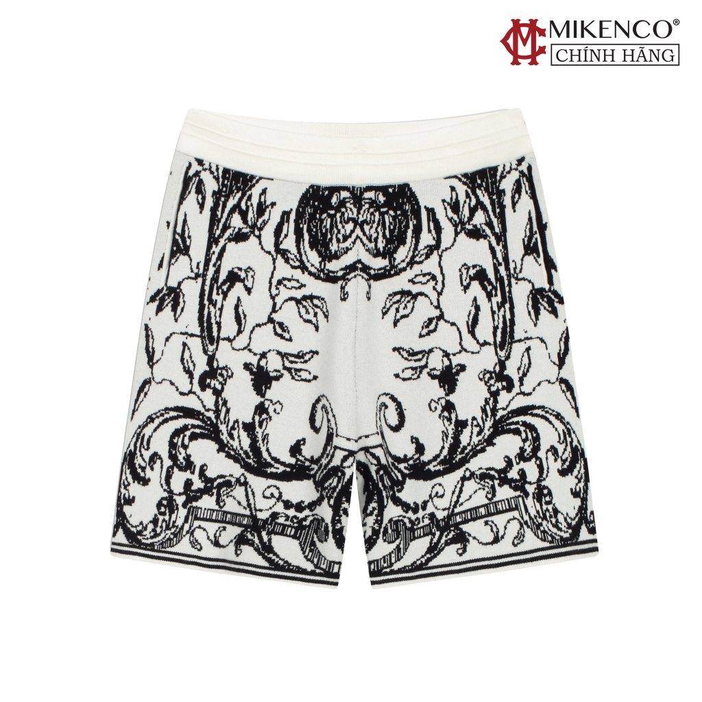 Quần short unisex MIKENCO Barocco Knit Short | Shopee Việt Nam