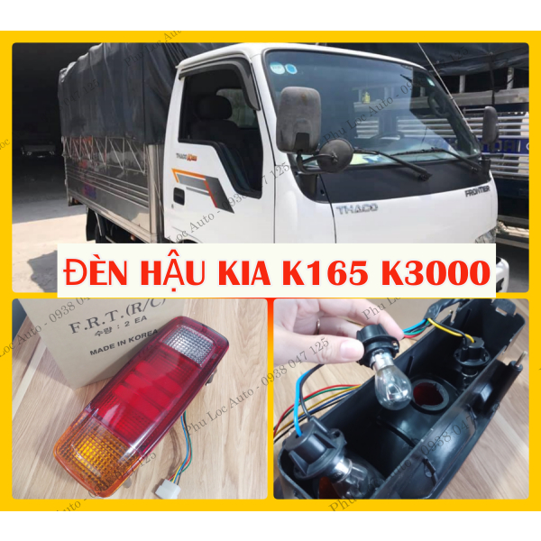Đèn hậu đèn xi nhan, phanh sau xe tải KIA 1T4 K165 K3000 K140 K2700 K125 CÓ SẴN ĐEN ( giá 1 cái ...