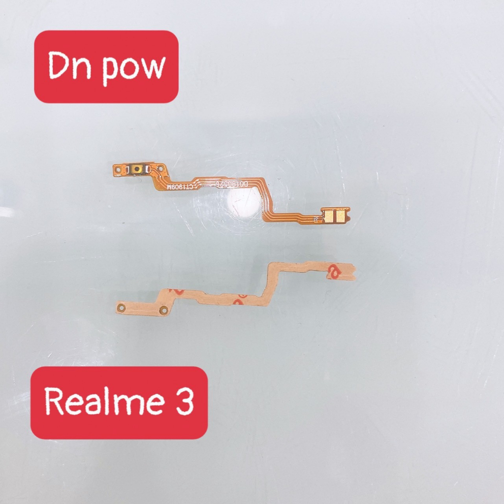 Dây cáp nguồn, mạch nút nguồn, dây mở nguồn power, on off realme 3 ...