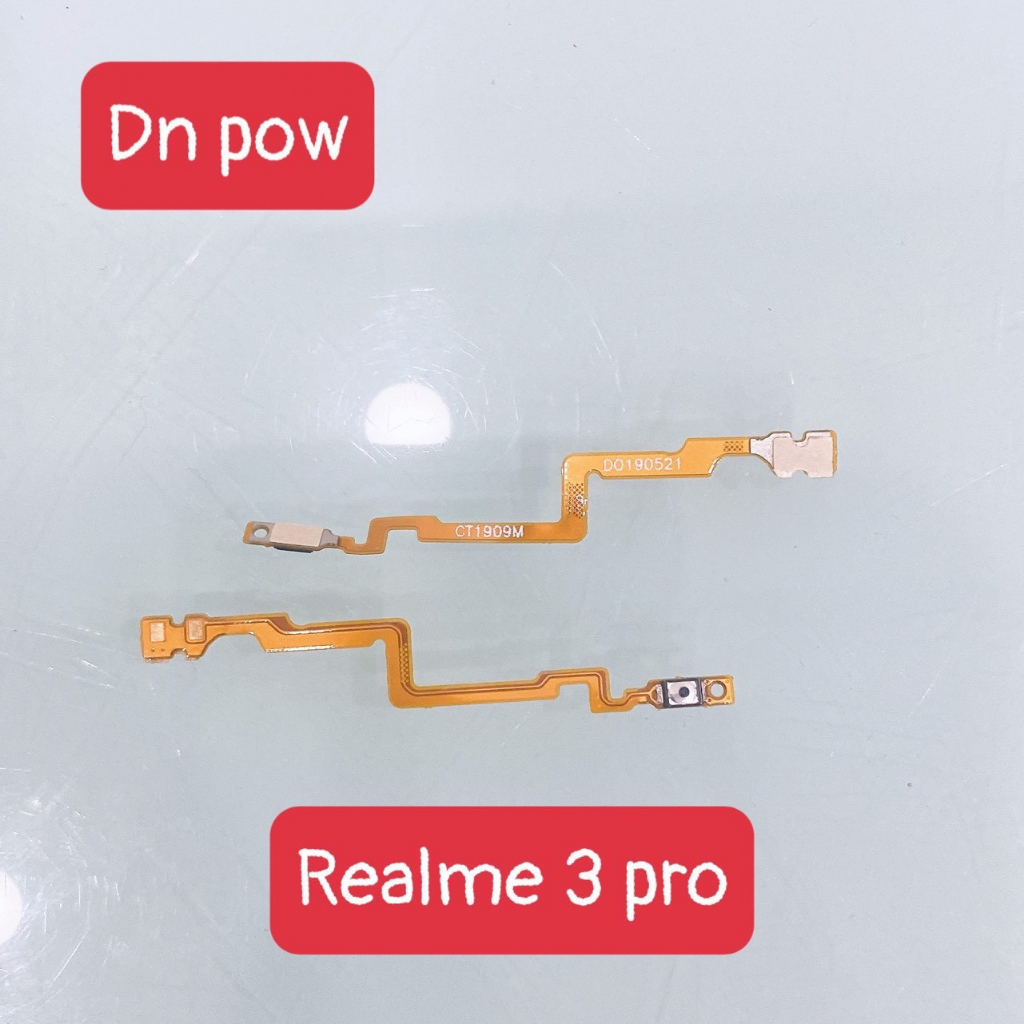 Dây cáp nguồn, mạch nút nguồn, dây mở nguồn power, on off realme 3 pro ...
