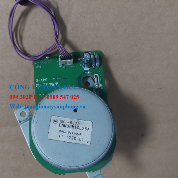 Motor/Mô tơ RM1-6378 hoặc RM1-6379 lõi trước 8mm chế quạt (bóc máy ...