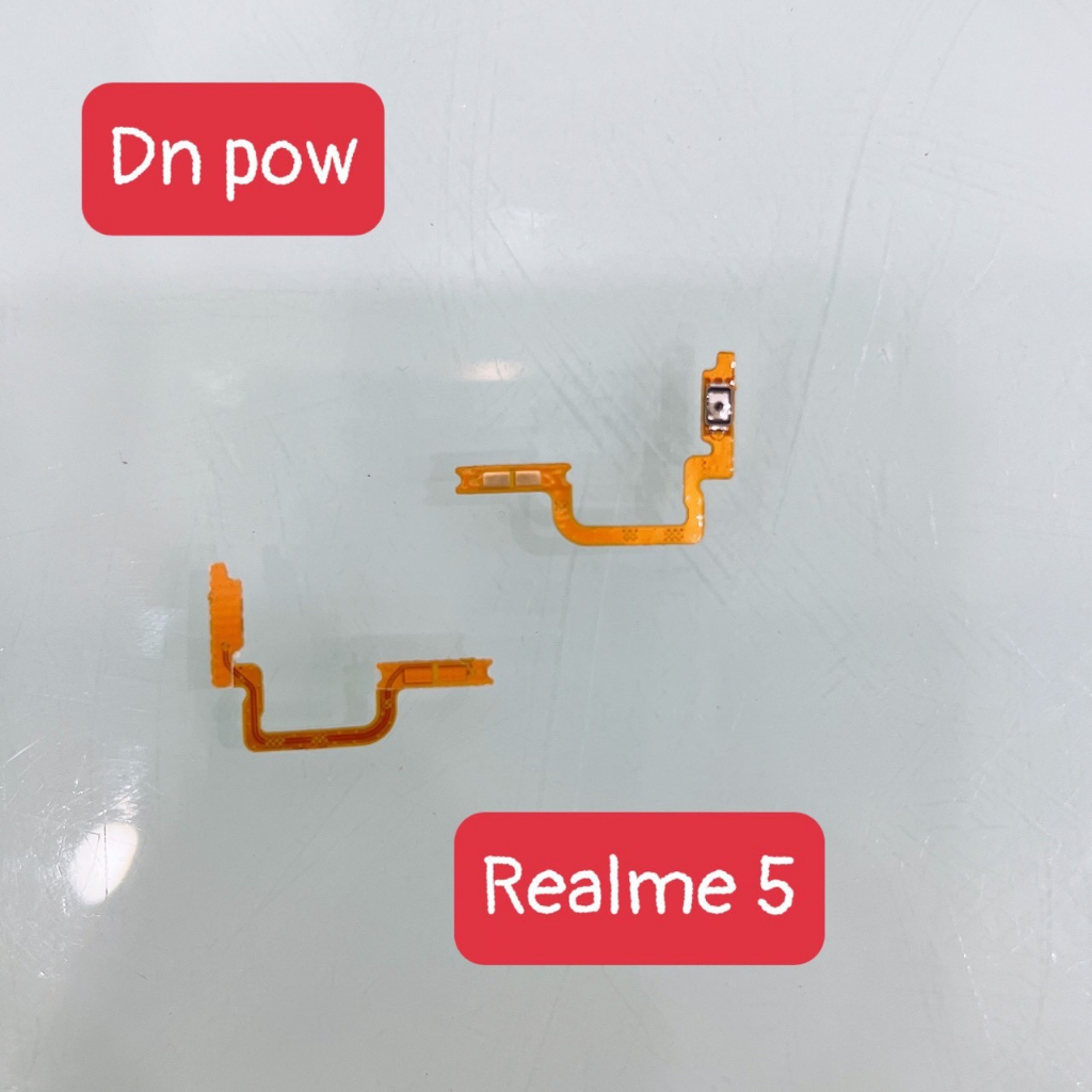 Dây cáp nguồn, mạch nút nguồn, dây mở nguồn power, on off realme 5 ...