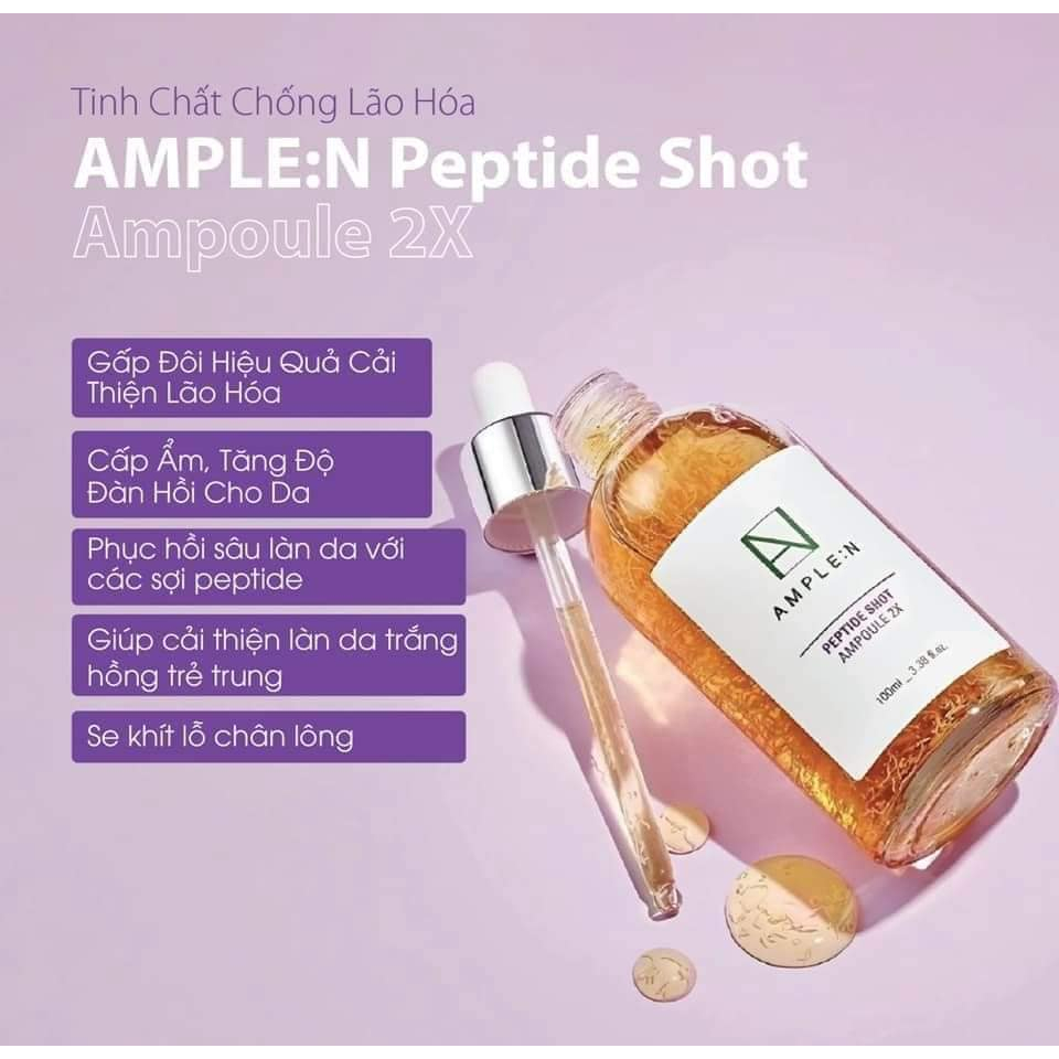 Tinh Chất Ample:N Peptide shot Ampoule 2X 100ml | Shopee Việt Nam