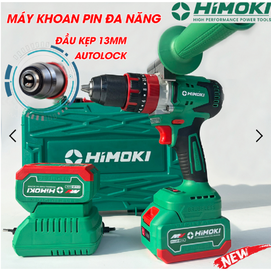 Máy khoan pin bê tông HIMOKI 13mm 21V | Shopee Việt Nam