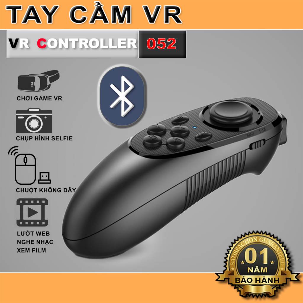 Tay Cầm Game VR 052, Bluetooth, Wireless, Hỗ Trợ Chơi Game VR 3D ...