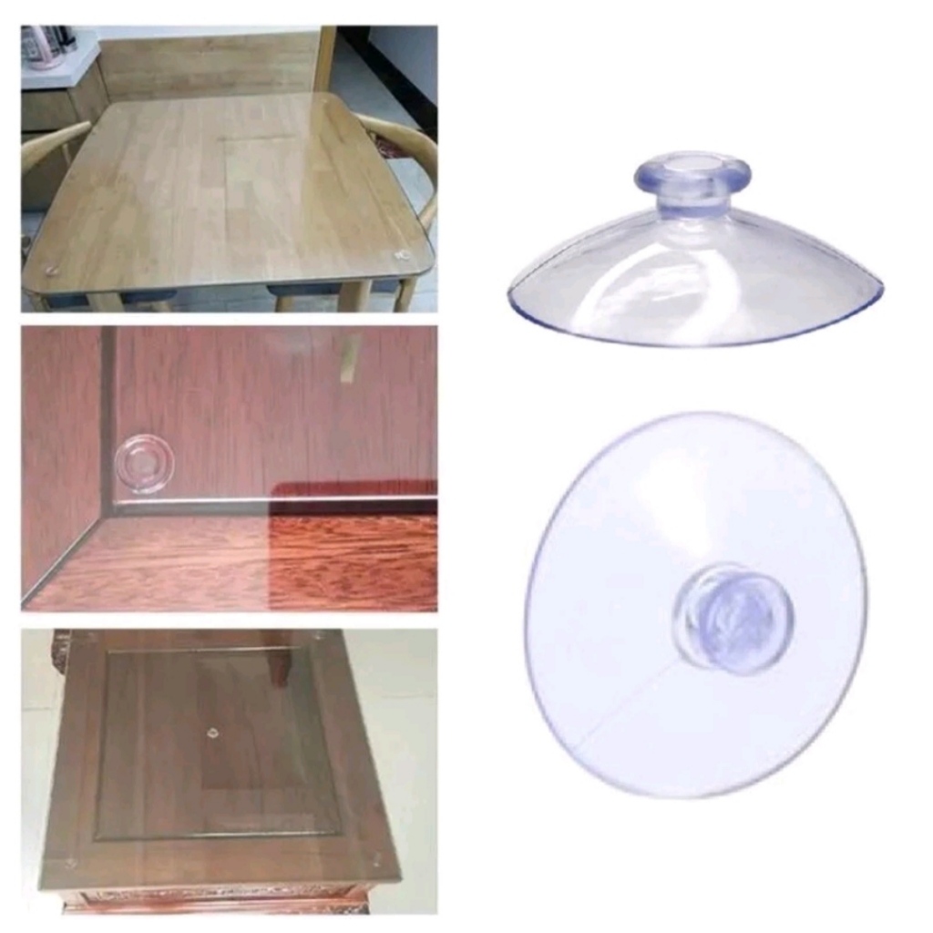 8 cái | Núm nhựa hít kê kính | Kê kính mặt bàn chống xô | Nút nhựa cao ...