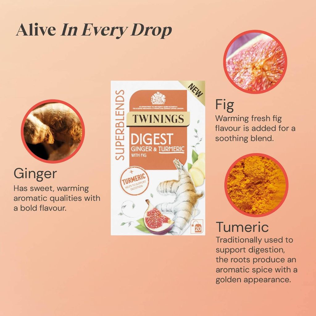 Trà Twinings Superblends (hàng Anh) tăng đề kháng, ngủ ngon, detox, tiêu hóa, đẹp da | Shopee ...