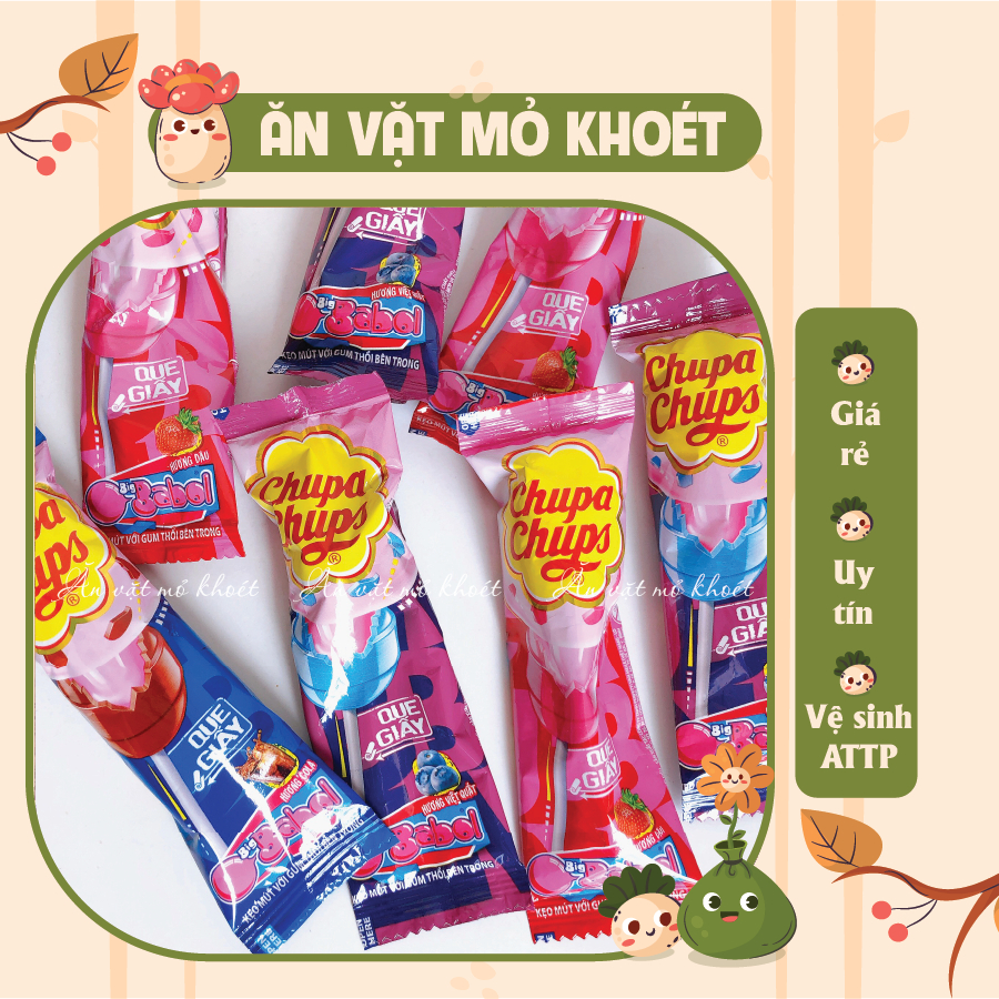 Kẹo mút Chupa chups nhân gum thổi (gói 12g) | Shopee Việt Nam