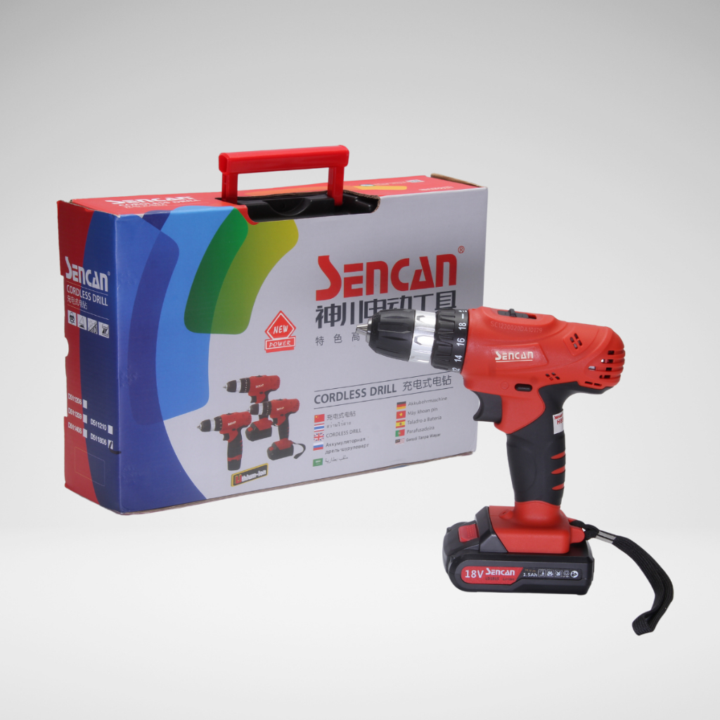 Máy khoan + bắt vít dùng pin Sencan SC-D511806 | Shopee Việt Nam