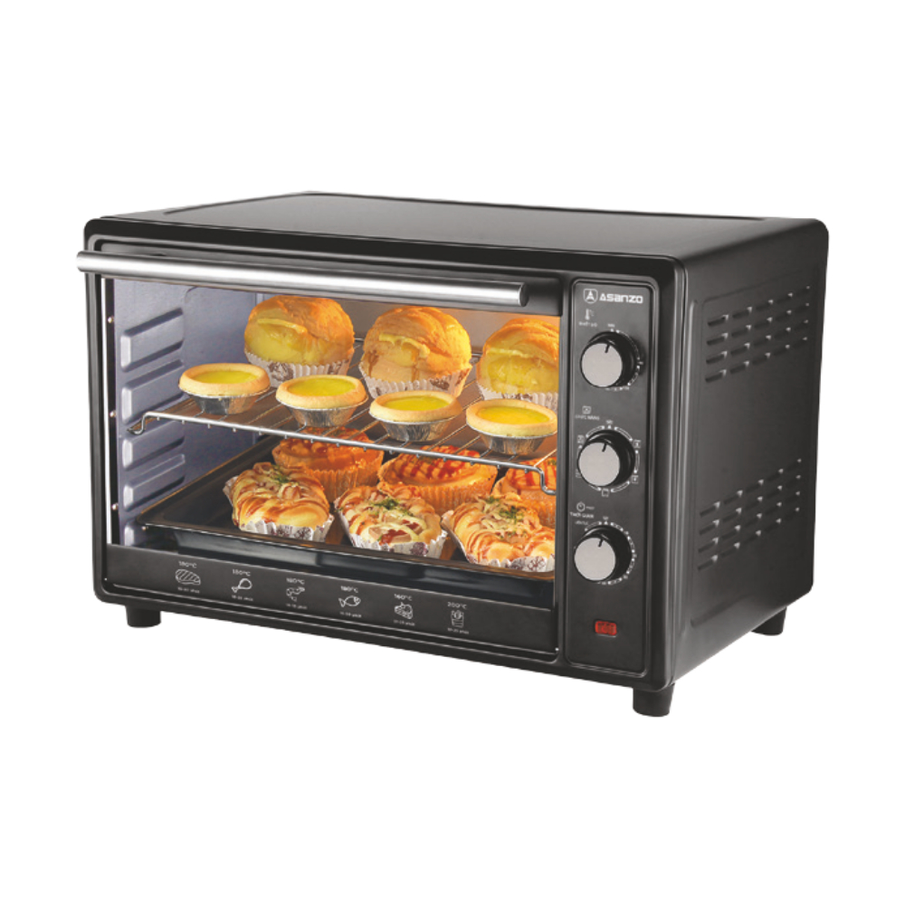 Lò Nướng Điện Asanzo 35 Lít Công Suất 1800W EV-35ZS, Nướng Nhanh Thức ...