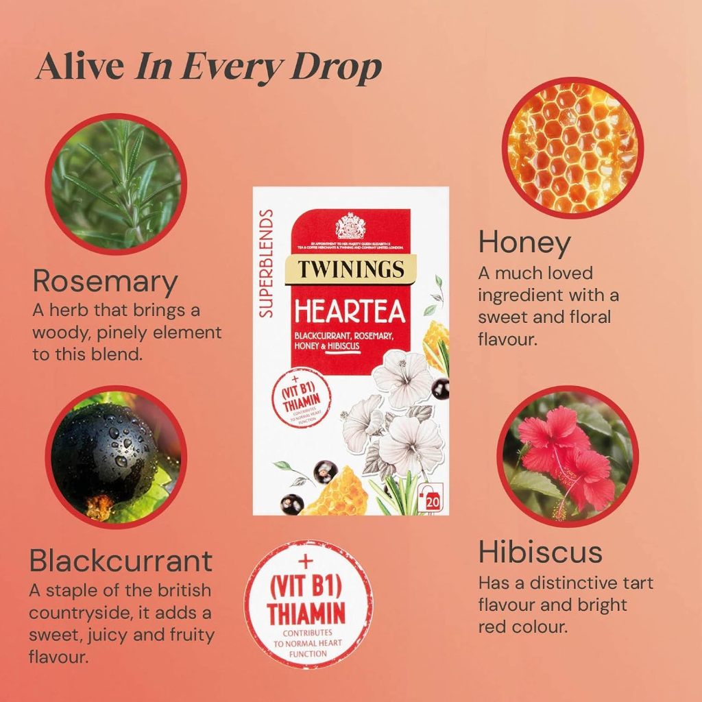 Trà Twinings Superblends (hàng Anh) tăng đề kháng, ngủ ngon, detox, tiêu hóa, đẹp da | Shopee ...