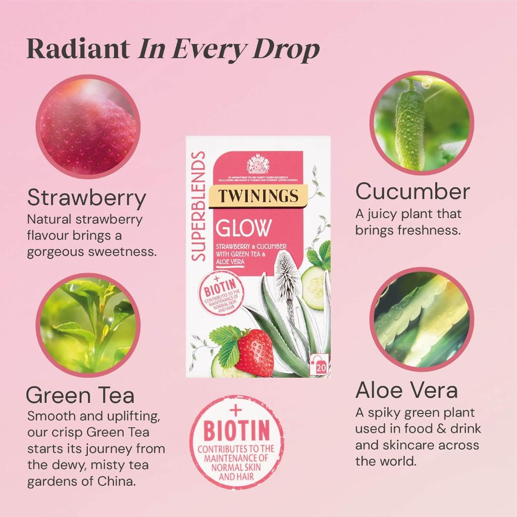 Trà Twinings Superblends (hàng Anh) tăng đề kháng, ngủ ngon, detox, tiêu hóa, đẹp da | Shopee ...