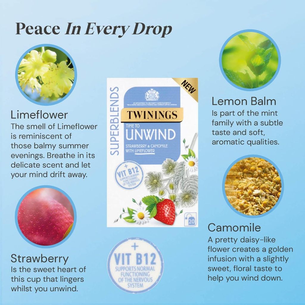 Trà Twinings Superblends (hàng Anh) tăng đề kháng, ngủ ngon, detox, tiêu hóa, đẹp da | Shopee ...