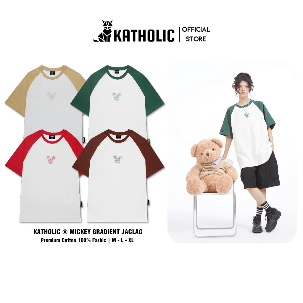 Áo Thun Raglan Nam Nữ Local Brand Unisex 4 Màu Vải Cotton Dáng Oversize ...
