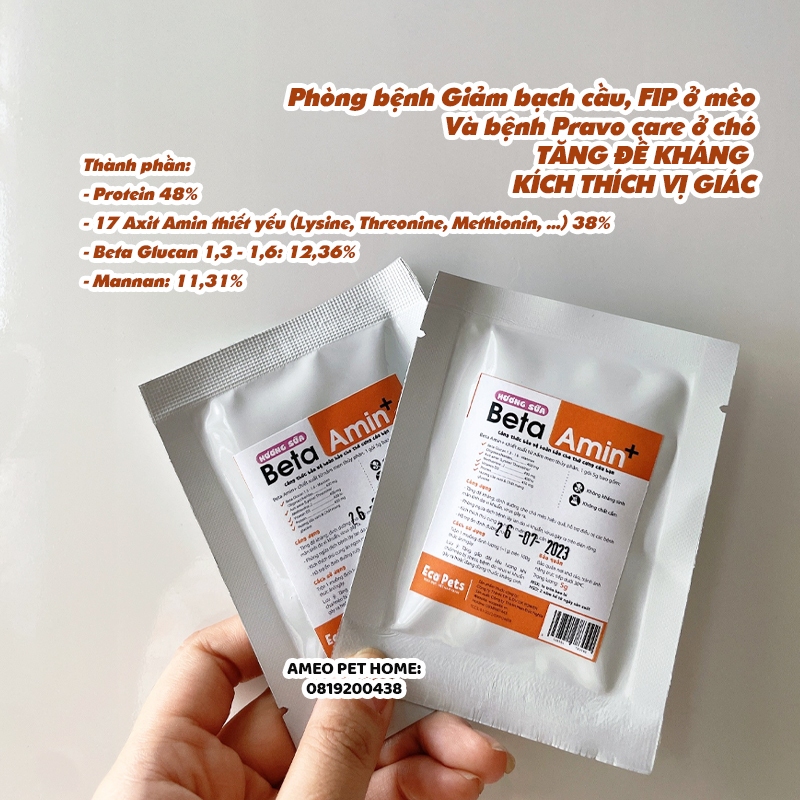 Bột Vitamin beta amin tăng đề kháng, men vi sinh tiêu hoá bioline G1 ...