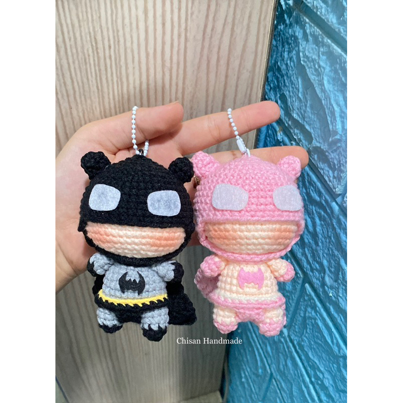 Móc khoá len Batman ( Ảnh shop chụp 100% ) | Shopee Việt Nam