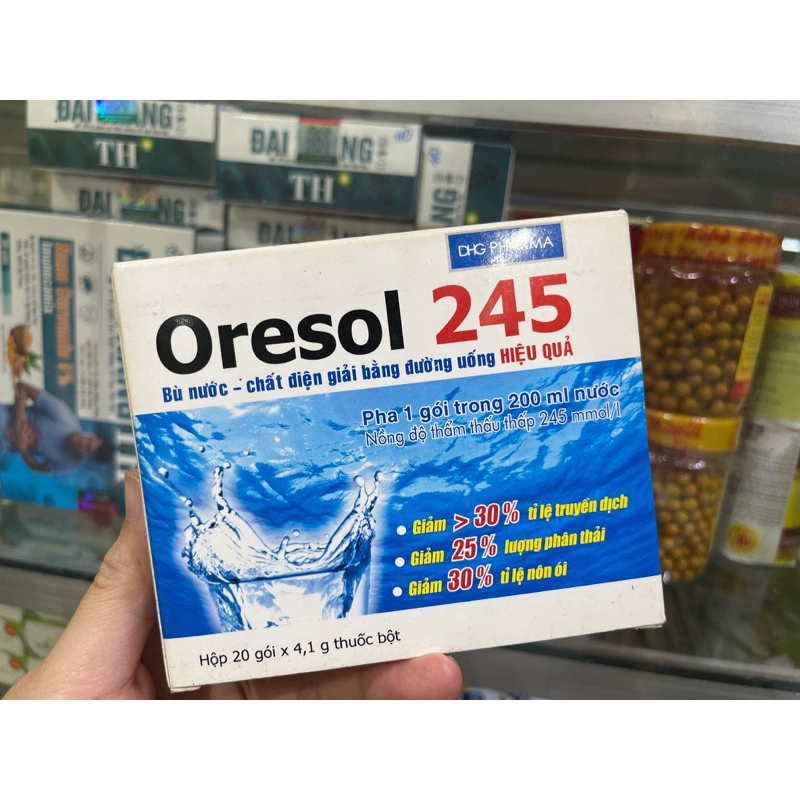 Bù Nước Oresol 245 DHG (hộp 20gói) | Shopee Việt Nam