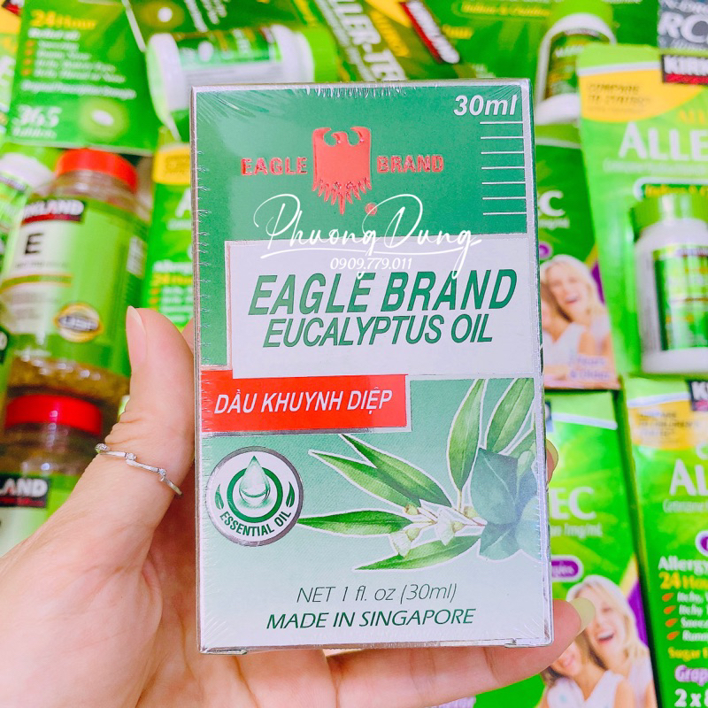 Dầu khuynh diệp con ó Eagle Brand Eucalyptus Oil Singapore chuẩn từ Mỹ 30mL | Shopee Việt Nam