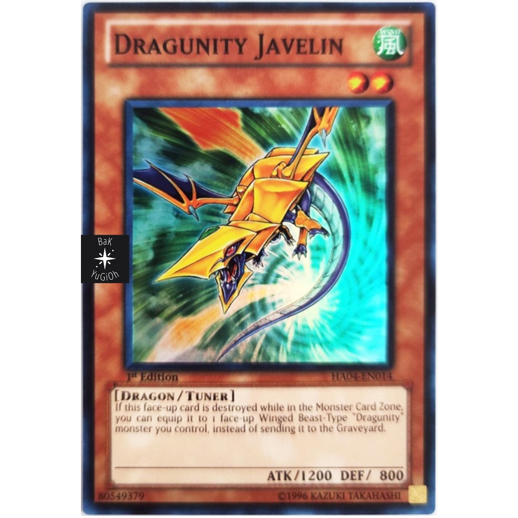 [BaK Yu-Gi-Oh!] Dragunity Javelin |EN| Super Rare [Chính Hãng] | Shopee Việt Nam