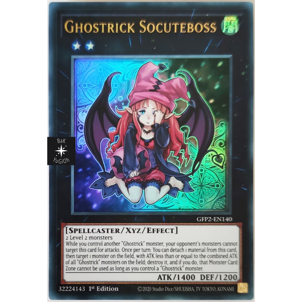 [BaK Yu-Gi-Oh!] [Thẻ Bài Chính Hãng] Ghostrick Socuteboss |EN| Ultra ...