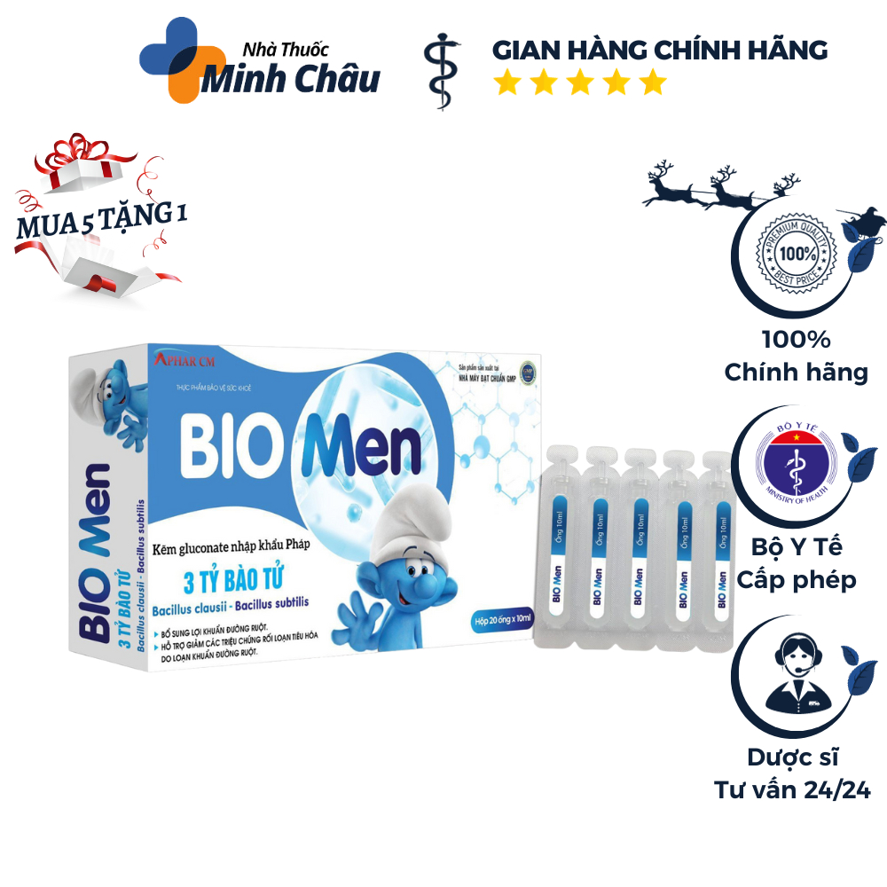 Bio men - Bổ sung lợi khuẩn, giảm các triệu chứng rối loạn tiêu hóa ...