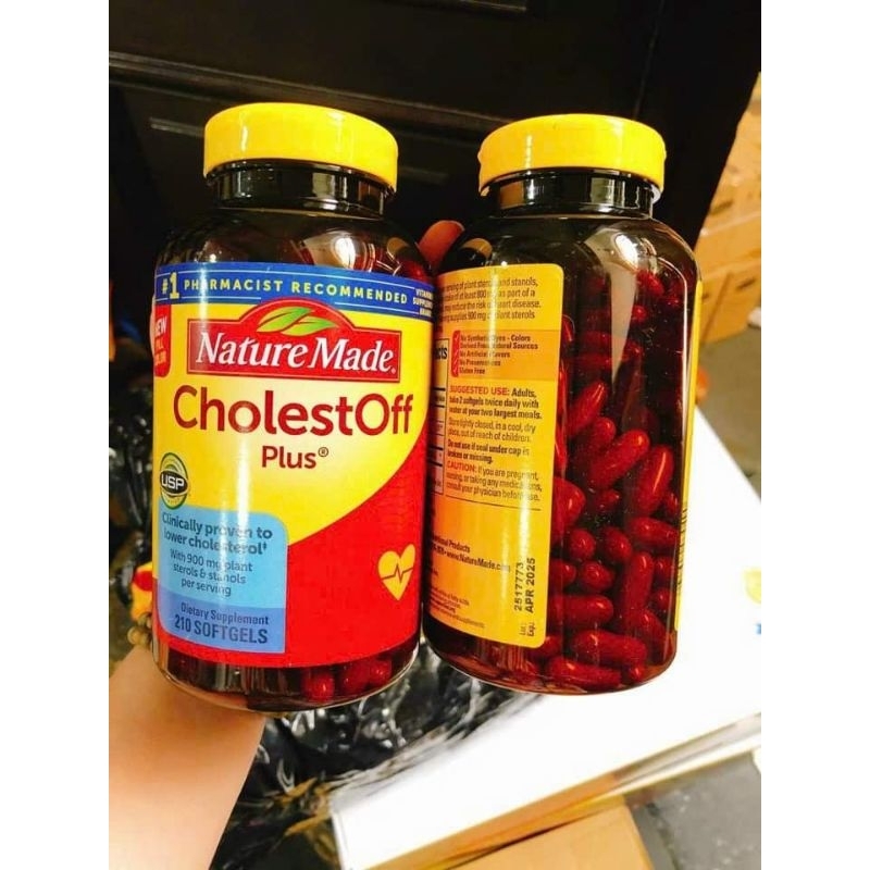 VIÊN UỐNG GIẢM Mỡ Trong Máu NATURE MADE CHOLEST OFF HỖ TRỢ SỨC KHOẺ TIM ...