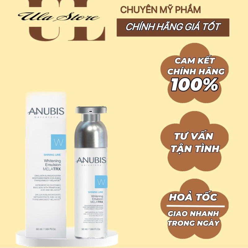 [Lọ Chiết&Fullbox]Nhũ Tương Dưỡng Da Trắng Sáng-Mờ Sắc Tố ANUBIS ...
