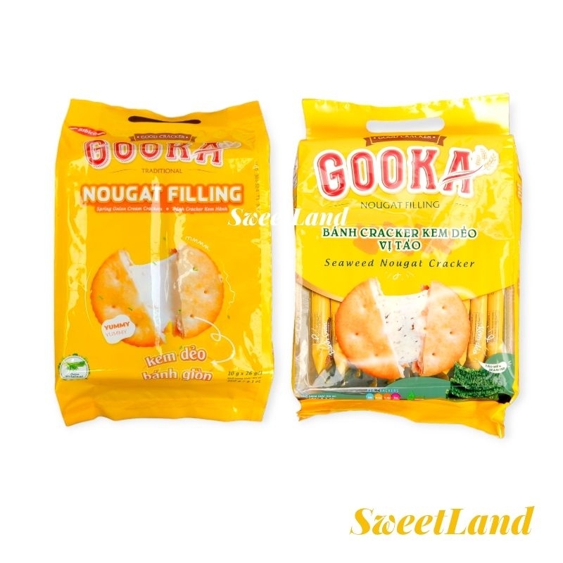Bánh quy kem hành Gooka túi 260g | Shopee Việt Nam