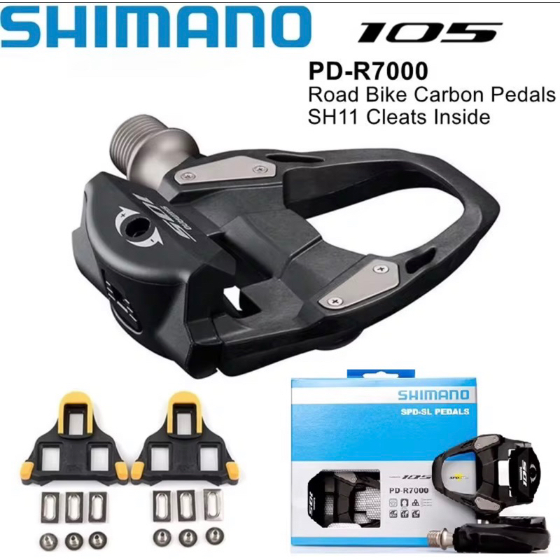 Shimano Bàn Đạp pedal 105 R7000 carbon Bàn Đạp Xe Đạp Đường Trường SPD-SL PD-R7000 Bàn Đạp Tự ...