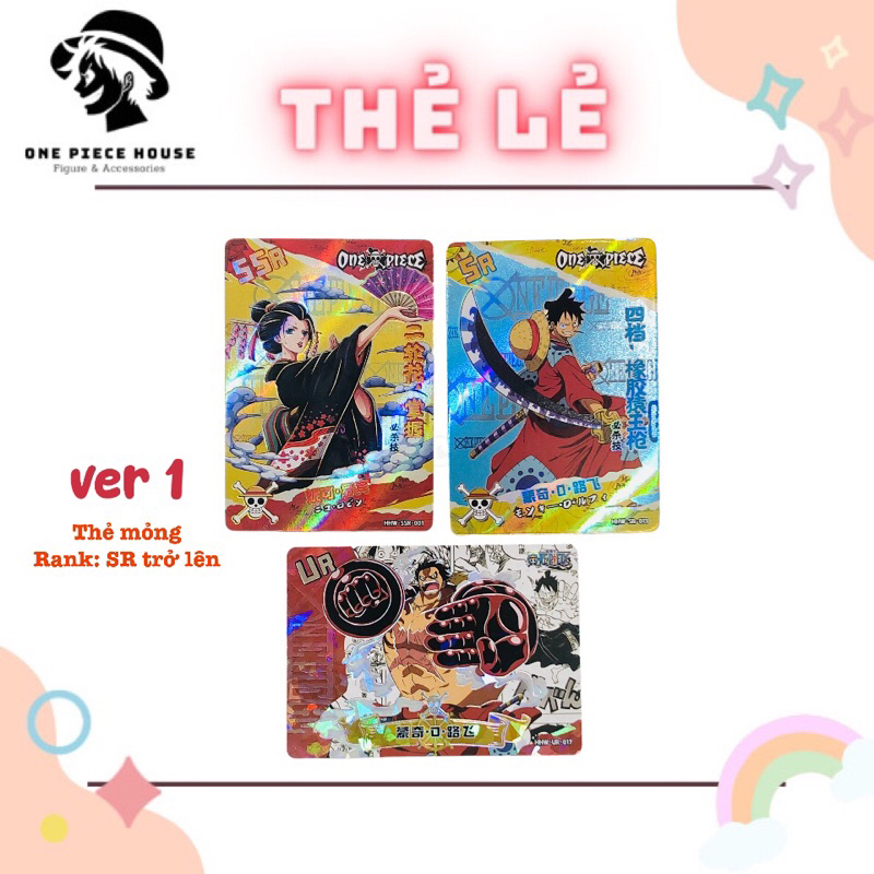 Thẻ lẻ OP ver 1 (SR,SSR,UR,…) | Shopee Việt Nam