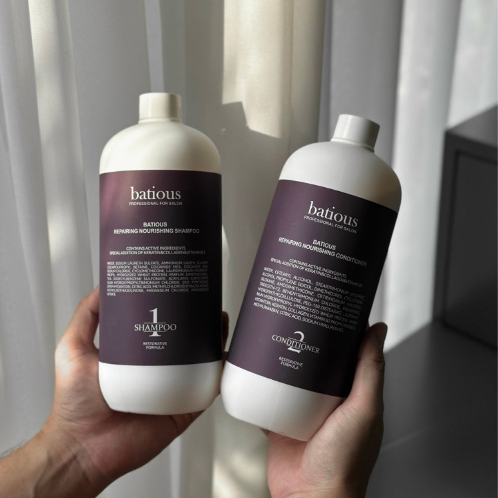 Cặp Dầu Gội Xả Batious Tím, Phục Hồi Tóc Khô Xơ Hư Tổn Dành Cho Mọi ...