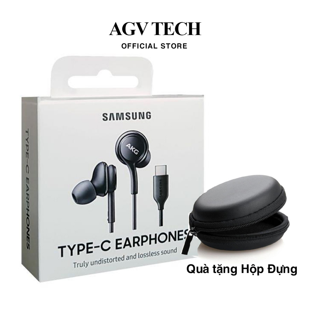 Tai nghe Samsung akg Full box Hàng 1:1 cổng Type C và Jack 3.5mm có dây ...